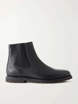 Mr P. Leather Chelsea Boots - Black