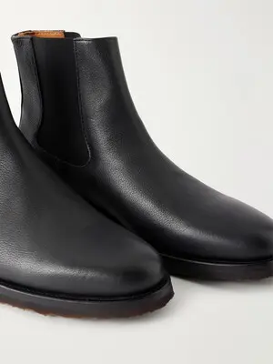 Mr P. Leather Chelsea Boots - Black
