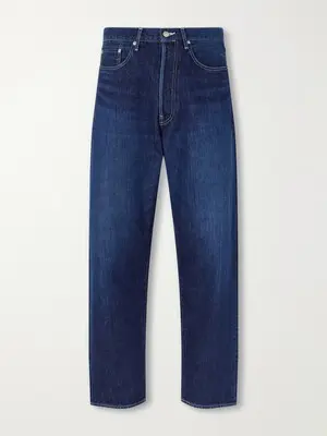 GRAPHPAPER Selvage Tapered Jeans - Blue