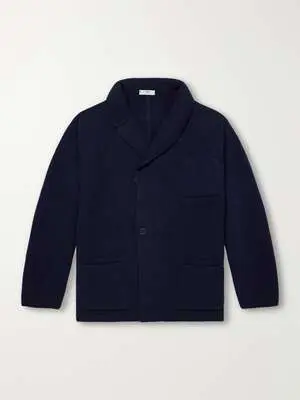 Inis Meáin Wool And Cashmere-blend Cardigan - Navy