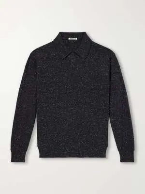 Auralee Cashmere Polo Sweater