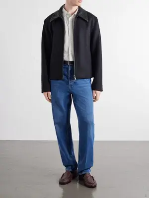 Bottega Veneta Intrecciato Wool-felt Jacket