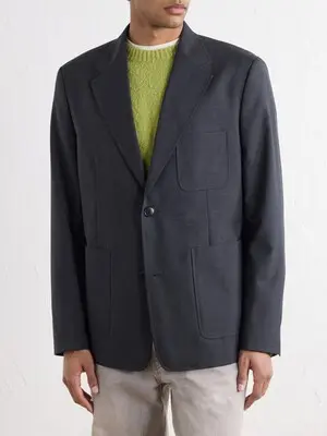 MFPEN Patch Wool-twill Blazer - Gray