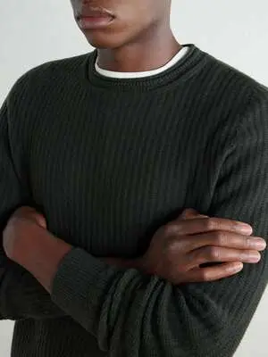 Inis Meáin Merino Wool And Cashmere-blend Sweater