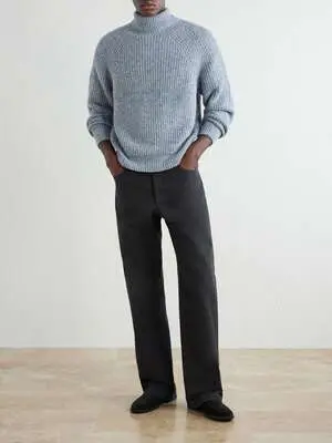 Inis Meáin Boatbuilder Ribbed Cashmere Sweater