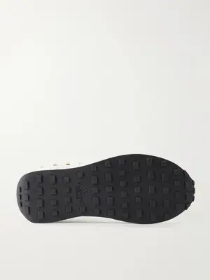 Valentino Garavani Studded Leather-trimmed Sneakers