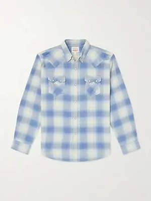 FORTELA Josh Checked Cotton Shirt - Blue