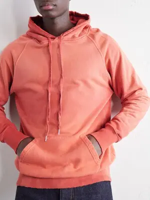 FORTELA Cotton-jersey Hoodie - Red