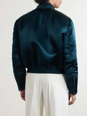 TOM FORD Satin Bomber Jacket