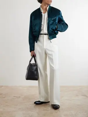 TOM FORD Satin Bomber Jacket