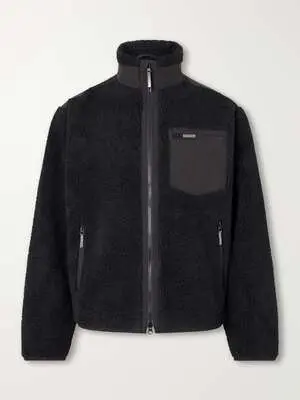 CORRIDOR Shell-trimmed Fleece Jacket