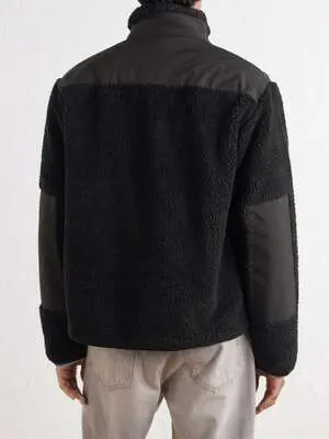 CORRIDOR Shell-trimmed Fleece Jacket