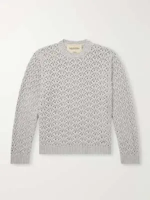 Valentino Garavani Wool And Cashmere-blend Sweater