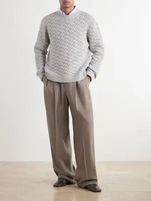 Valentino Garavani Wool And Cashmere-blend Sweater