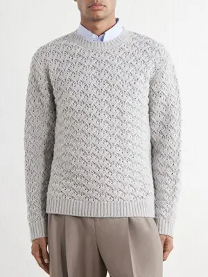 Valentino Garavani Wool And Cashmere-blend Sweater