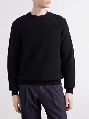 Inis Meáin Wool Sweater - Black