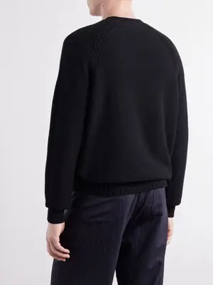 Inis Meáin Wool Sweater - Black