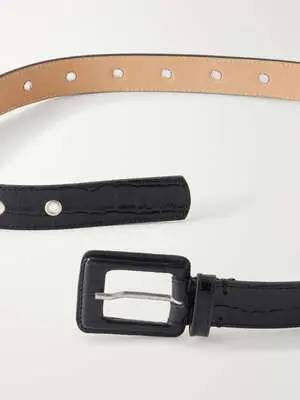 MFPEN 3cm Croc-effect Leather Belt