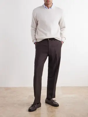 Nn07 Lee 6598 Merino Wool-blend Sweater - Neutrals