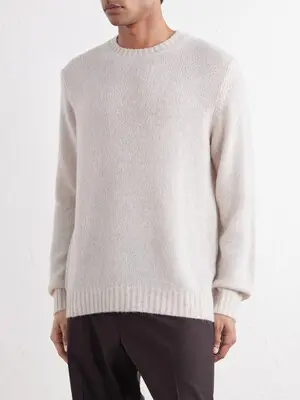 Nn07 Lee 6598 Merino Wool-blend Sweater - Neutrals