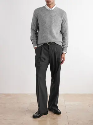 Nn07 Lee 6598 Merino Wool-blend Sweater - Gray