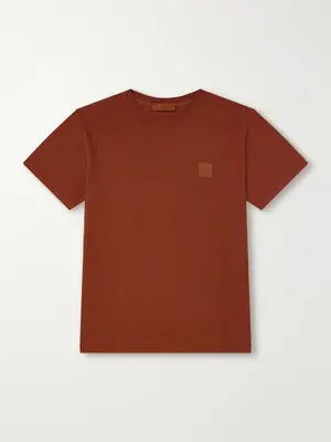 Stone Island Ghost Cotton-jersey T-shirt - Orange