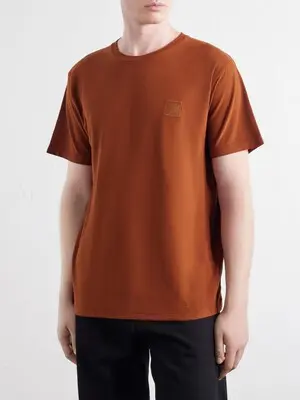 Stone Island Ghost Cotton-jersey T-shirt - Orange