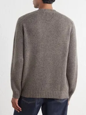 Nn07 Lee 6598 Merino Wool-blend Sweater - Brown