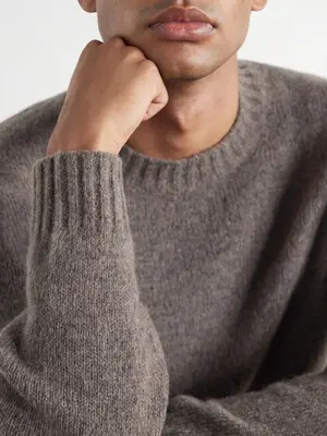 Nn07 Lee 6598 Merino Wool-blend Sweater - Brown