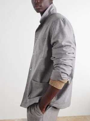 De Bonne Facture Virgin Wool Overshirt