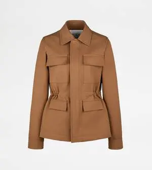 TOD'S Field Jacket In Gabardine