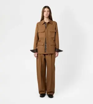 TOD'S Field Jacket In Gabardine