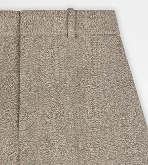 TOD'S Pants In Mouliné Wool Twill