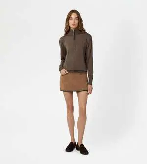TOD'S Miniskirt In Llama Double Fabric