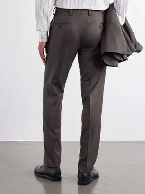 Mr P. Luxe Wool And Silk-blend Trousers