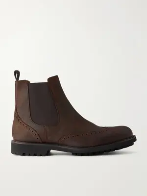 Mr P. Leather Chelsea Boots - Brown