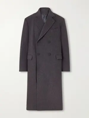 MFPEN Double-breasted Wool Overcoat - Brown