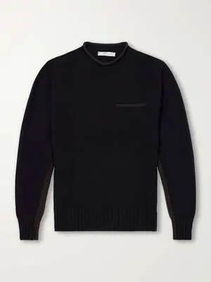 Inis Meáin Lambswool Sweater - Black