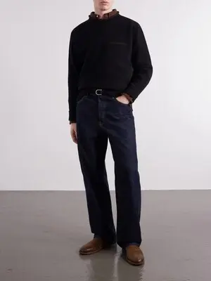 Inis Meáin Lambswool Sweater - Black