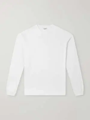 Auralee Cotton-jersey T-shirt - White