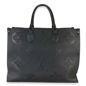 LOUIS VUITTON Giant Monogram Empreinte Onthego Gm - Black