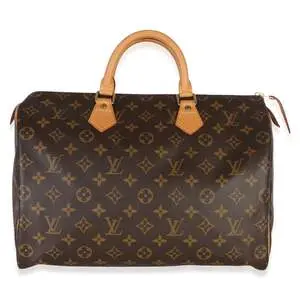 LOUIS VUITTON Monogram Canvas Speedy 35 - Brown
