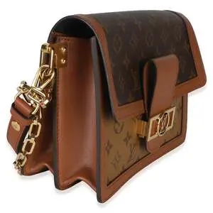 LOUIS VUITTON Dauphine Mm Monogram Canvas Shoulder Bag