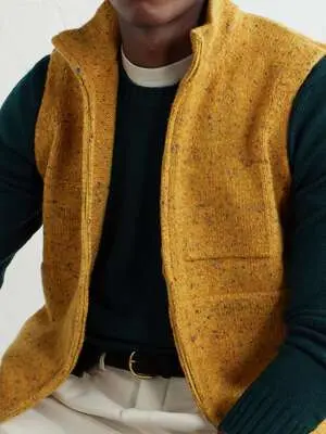 Inis Meáin Wool And Cashmere-blend Gilet
