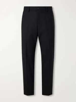 Nn07 Brendan 10037 Straight-leg Woven Trousers - Black
