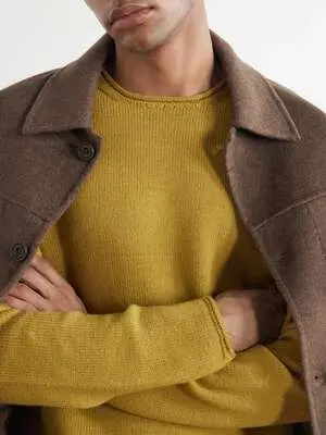 Inis Meáin Merino Wool And Linen-blend Sweater