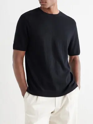 Mr P. Knitted Cashmere T-shirt