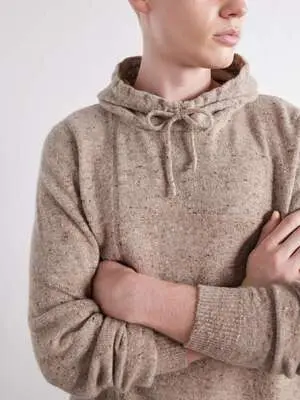 Inis Meáin Merino Wool And Cashmere-blend Hoodie