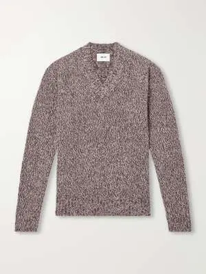 Nn07 Flint Merino Wool-blend Sweater - Brown