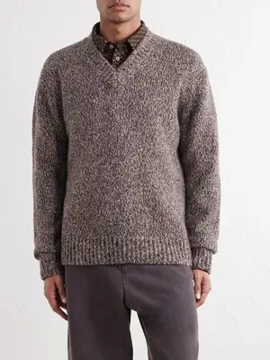 Nn07 V-neck Sweater - Brown